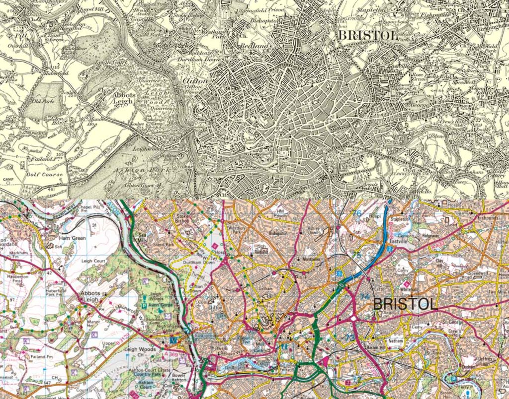 Side by Side Maps: Historical and Modern Britain | OS GetOutside