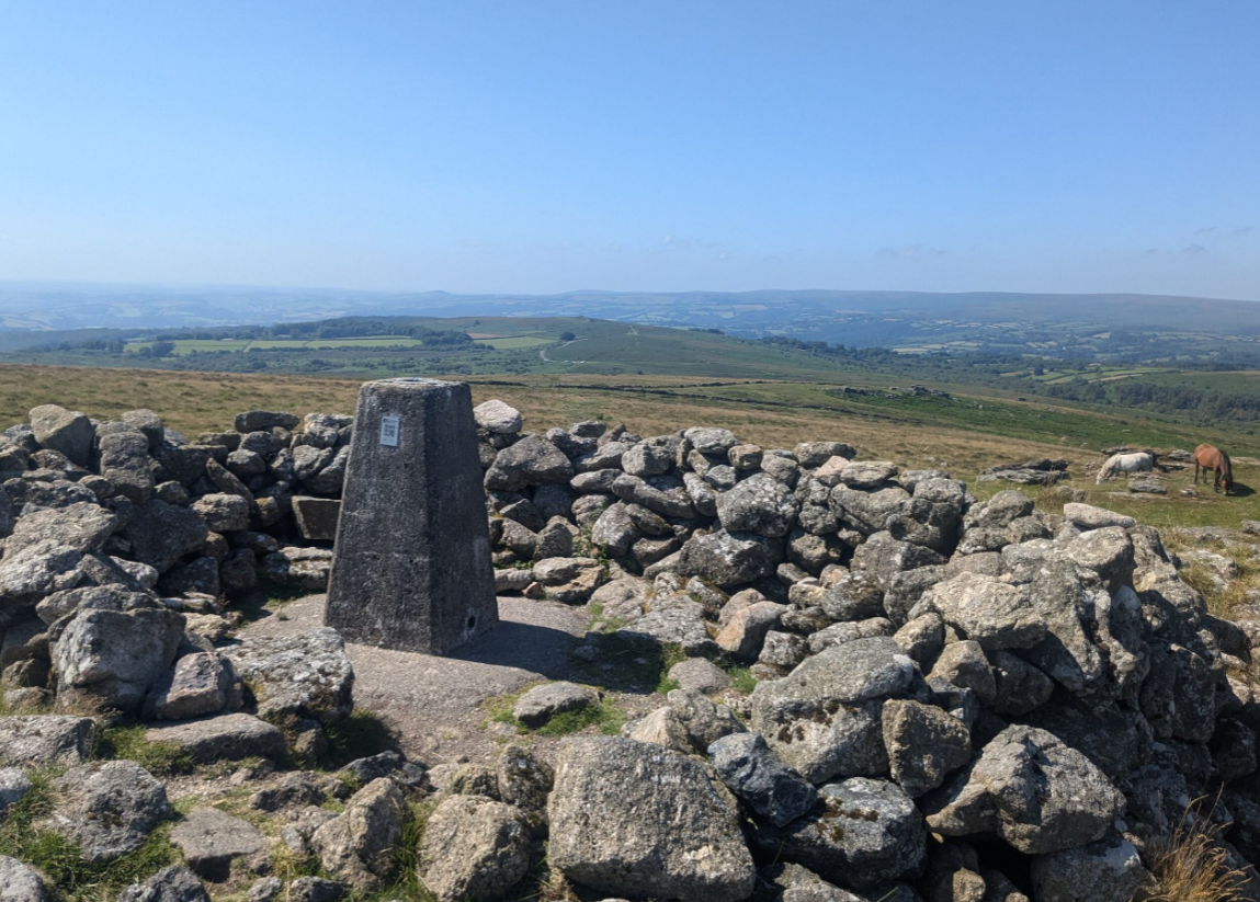 Rippon Tor Trig - OS Maps Discover